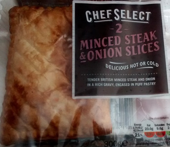 Chef Select Minced Steak & Onion Slices, Lidl. Review - Food Cheats